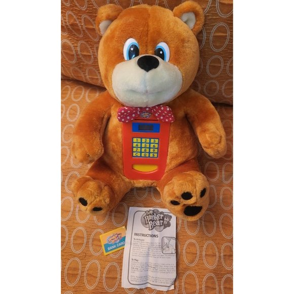 & Other Stories | Toys | Bobby Banker Bear Atm Plush Vintage 200 | Poshmark